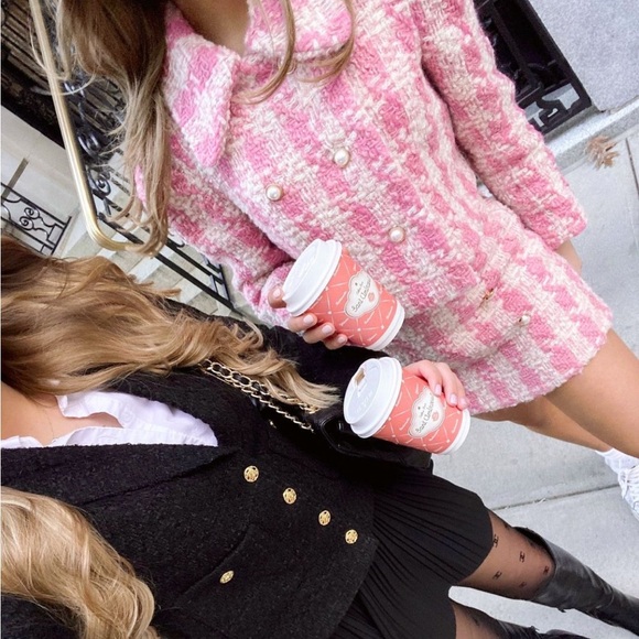 LoveShackFancy | Jackets & Coats | Loveshackfancy Tweed Jacket Famous ...